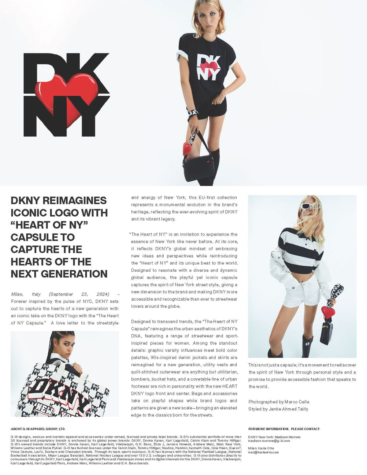 DKNY Reimagines Iconic Logo with "Heart of NY" Capsule to Capture the ...